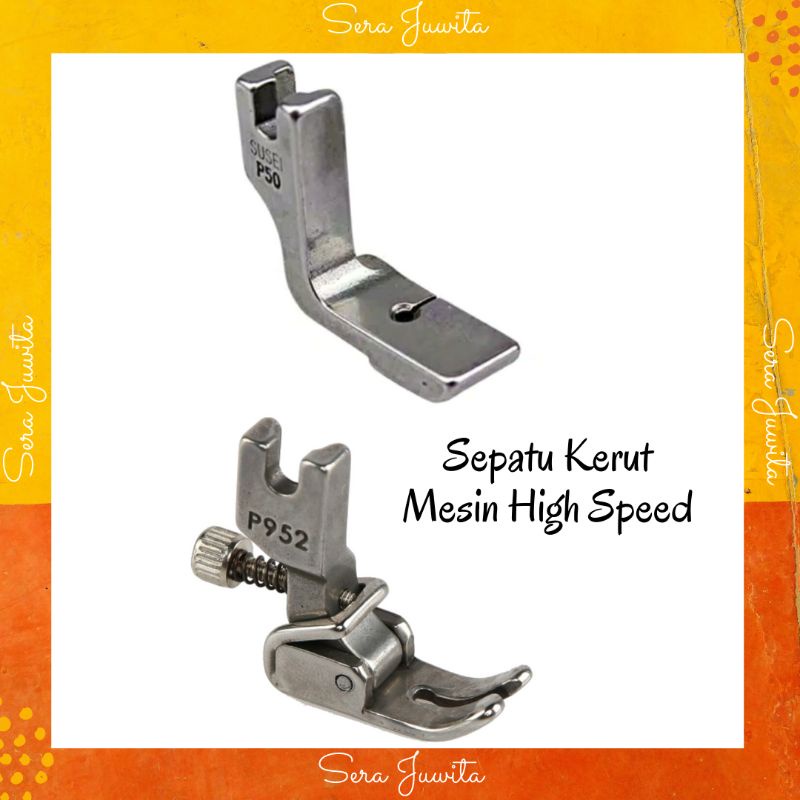 Jual Sepatu Kerut/Rempel P952 dan P50 Mesin Jahit Besar/High Speed Jarum 1 Industri Typical Juki ...