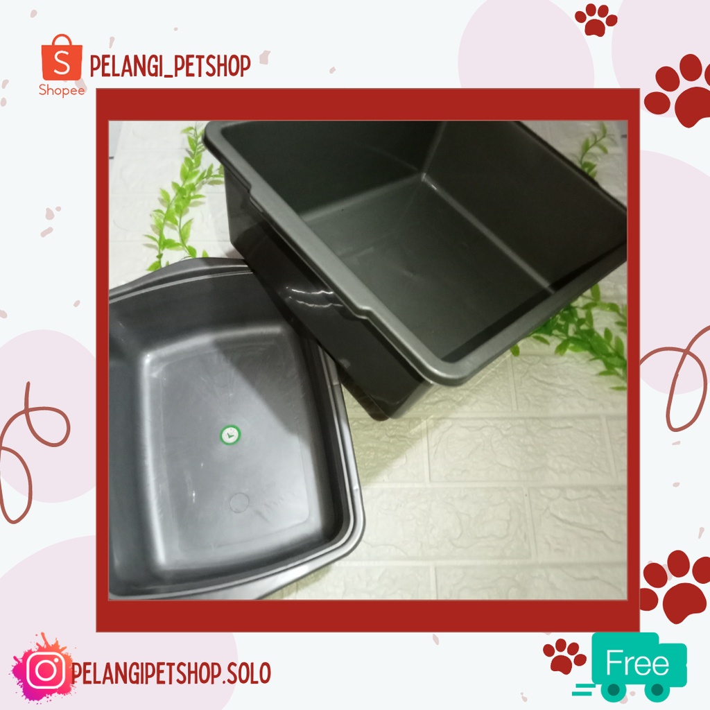 Jual Baskom Bak Pasir Pup Kucing / Cat Litter Box / Tempat Kotoran ...
