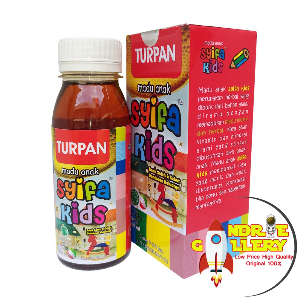 Jual Madu Anak SYIFA KIDS TURPAN isi 100ml Obat Turun Panas | Shopee ...