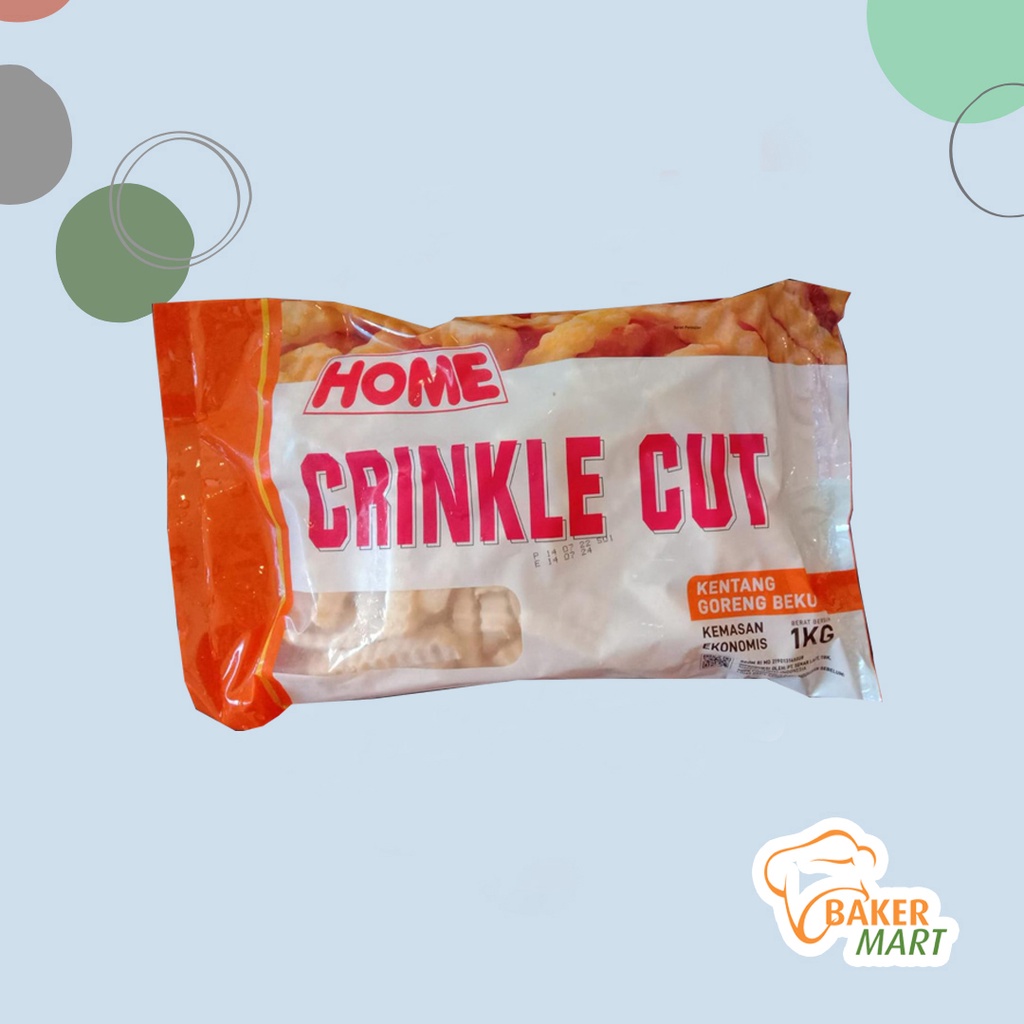 Jual Home Crinkle Cut 1Kg / Kentang Beku | Shopee Indonesia