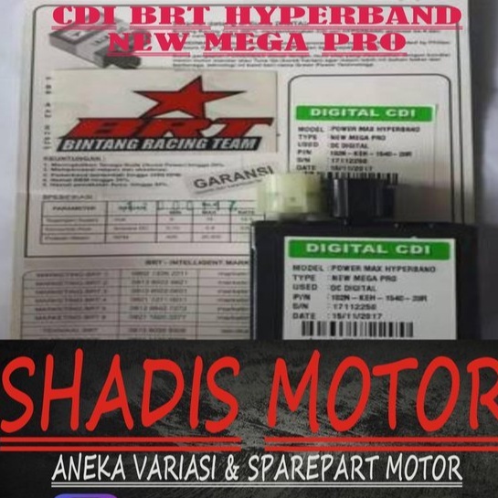 Jual CDI Motor Merk BRT Tipe Hyper Band Motor Megapro New | Shopee ...