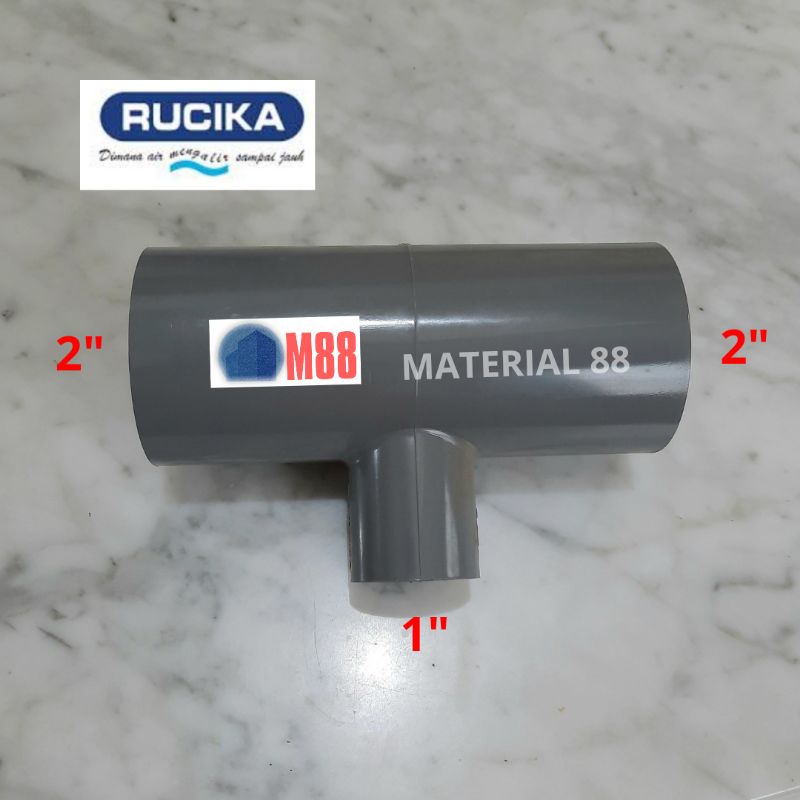 Jual Vlok Tee 2x1 RUCIKA AW Reducer 2 x 1 PVC | Shopee Indonesia