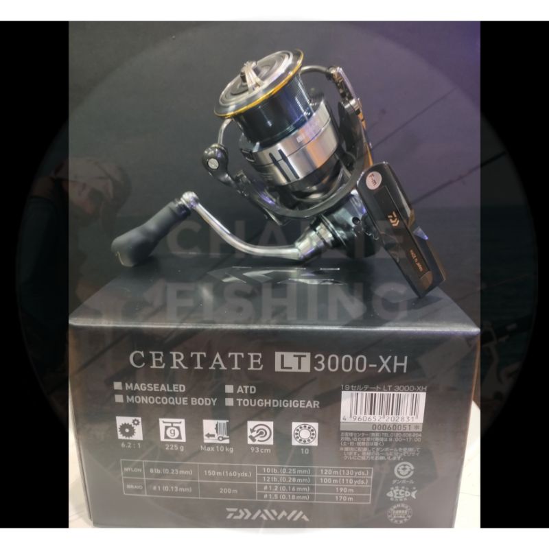 Jual Reel Daiwa Certate LT 19 3000-XH | Made In Japan | Shopee Indonesia