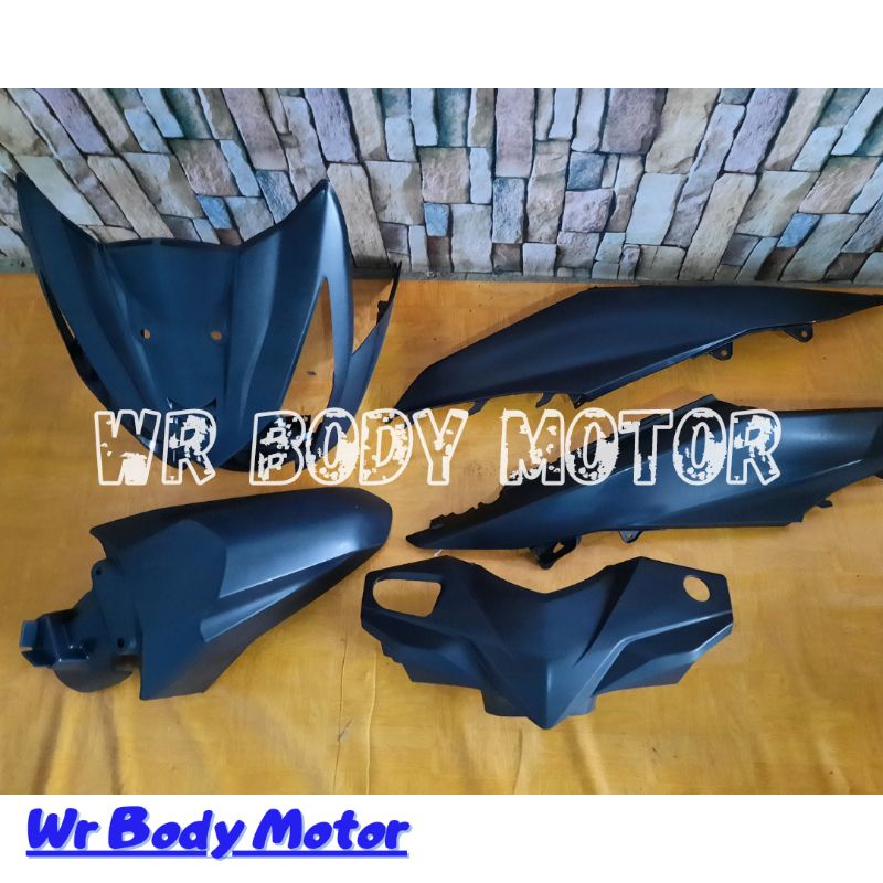 Jual COVER BODY HALUS BEAT FI 2012 2014 2015 2016 WARNA HITAM DOFF ...
