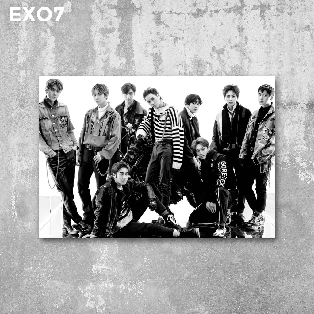 Jual Poster EXO Kayu A4 EXO7 | Shopee Indonesia