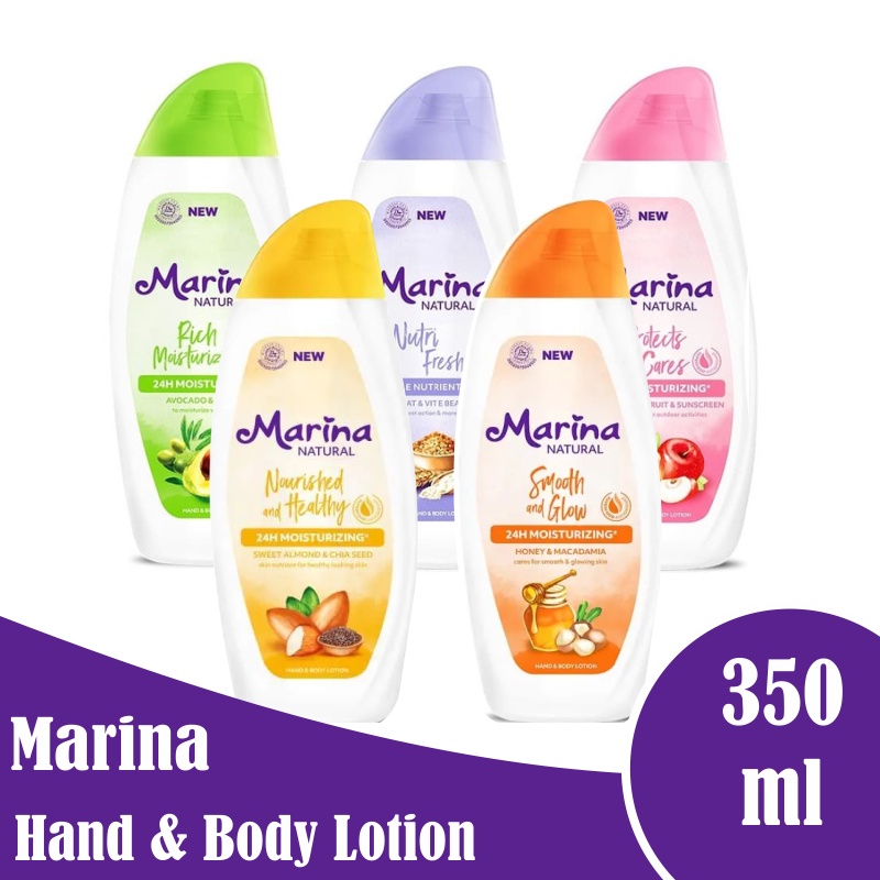 Jual Marina Hand & Body Lotion Natural 350ml | Shopee Indonesia