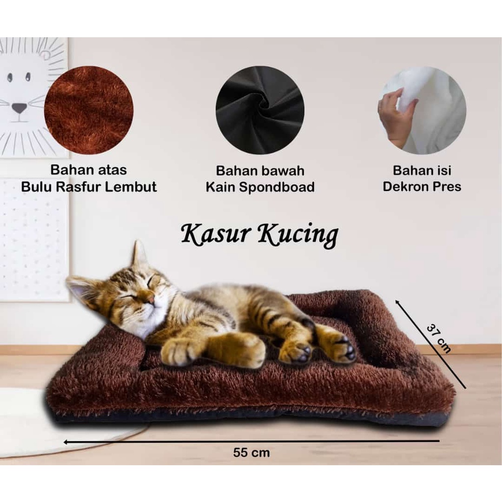 Jual ALAS TIDUR KUCING LEMBUT / TIDUR KUCING JUMBO / TEMPAT TIDUR ...