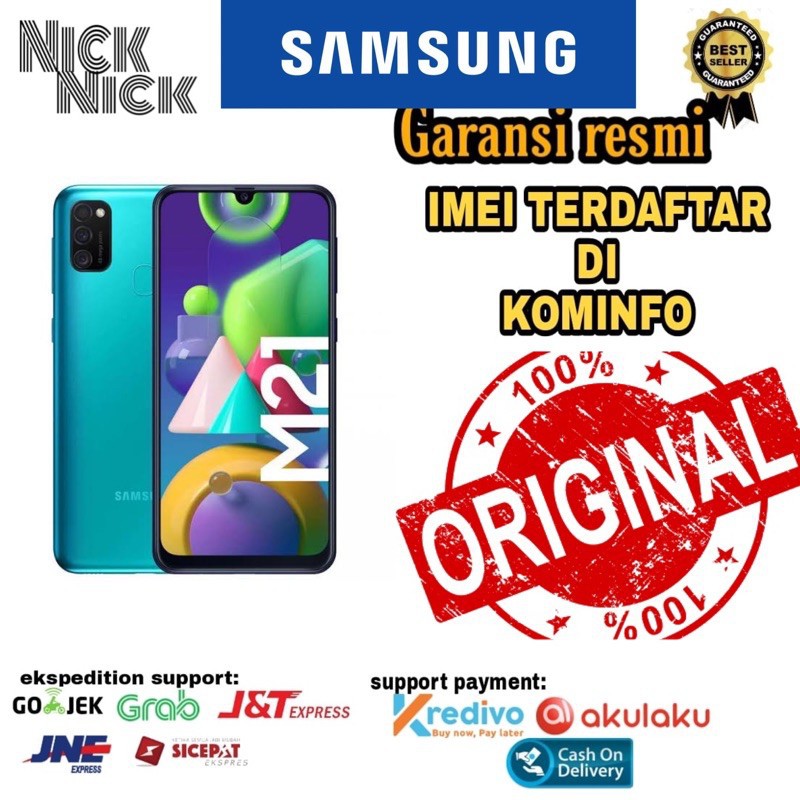Jual PROMO Cuci Gudang HP SAMSUNG GALAXY M21 4/64(GARANSI RESMI SAMSUNG INDONESIA) | Shopee ...