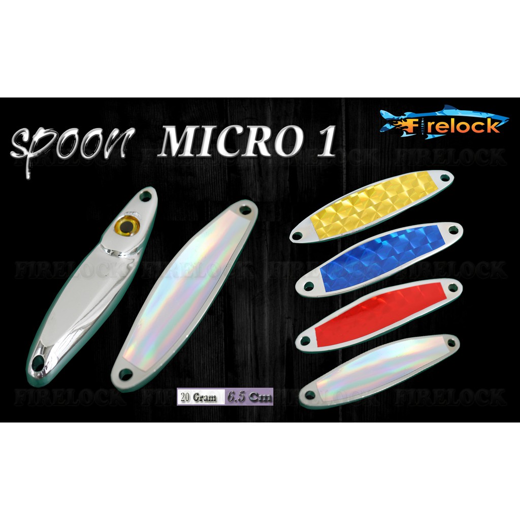 Jual EXTRA BONUS | UMPAN PANCING SPOON CASTING LURE FIRELOCK RAYDRIC 20 ...