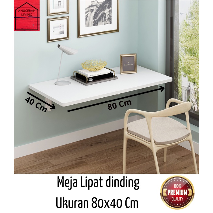 Jual Promo Meja Lipat Dinding Meja Laptop Meja Gantung Rak Belajar ...
