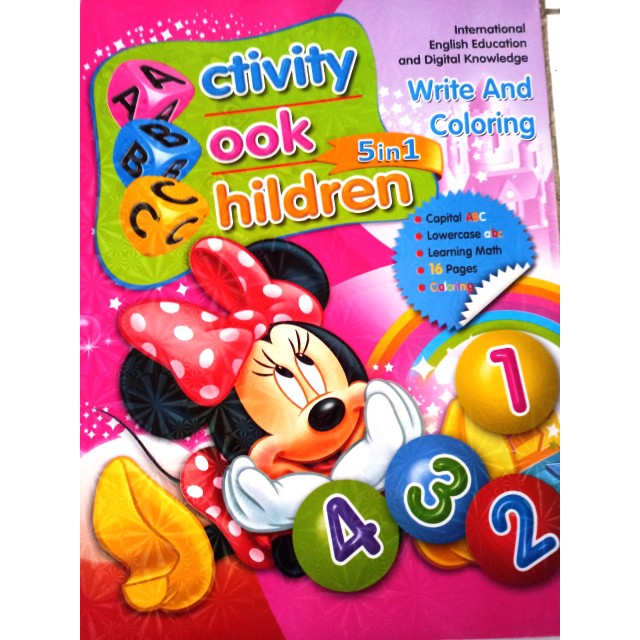 Jual Buku anak Activity book for children 5 in 1 | Shopee Indonesia