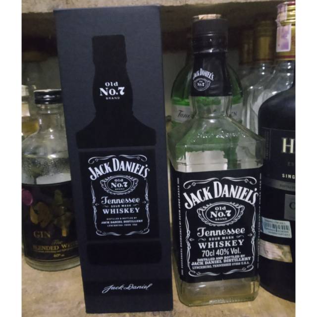 Jual Botol bekas minuman keras jack daniels plus bok | Shopee Indonesia