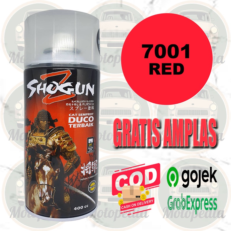 Jual Cat Semprot Pilok Pilox Pylox Shogun Z Fluorescent Merah Red 7001 ...