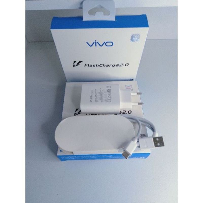 Jual CHARGER VIVO ORIGINAL TYPE C 100% FAST CHARGING (GROSIR) | Shopee ...