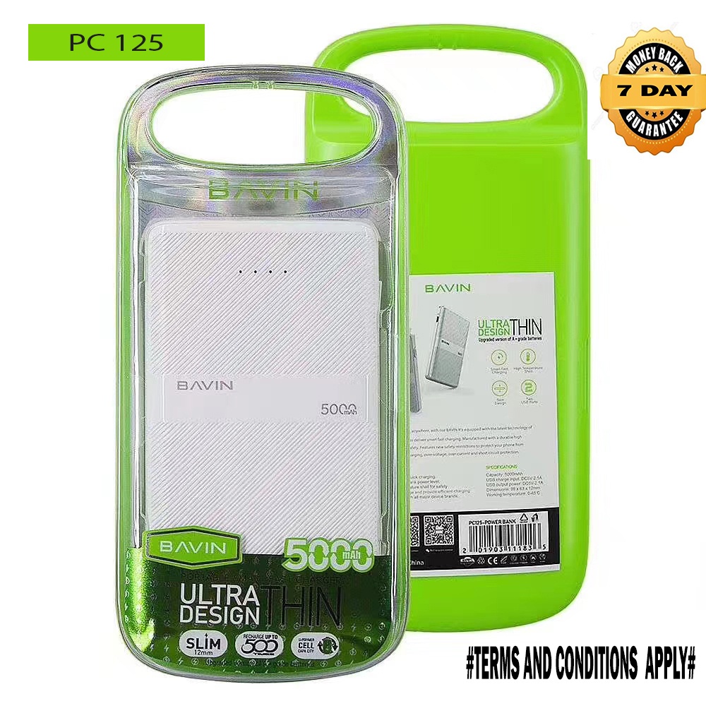 Jual Power Bank Bavin PC-125 5000 mAh | Shopee Indonesia