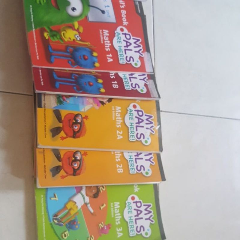 Jual my pals are here pupils book math 1A 1B 2A 2B 3A3B 4A4B5A5B 6A 6B ...
