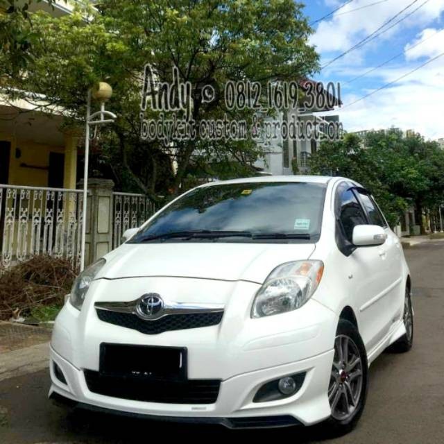 Jual bodykit toyota yaris ONGKIR MURAH BODYKIT TOYOTA YARIS TRD 2 bodikit body kit bahan ...
