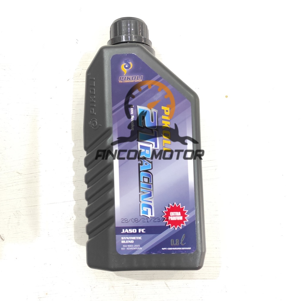 Jual Pikoli 2T Racing Oli Samping 2 Tax Low Smoke Oil Synthetic 800ml ...