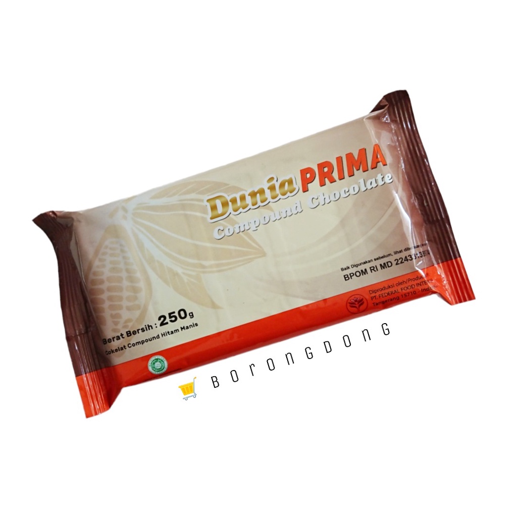Jual Dunia Prima DCC/ Dark Chocolate Compound 250g | Shopee Indonesia