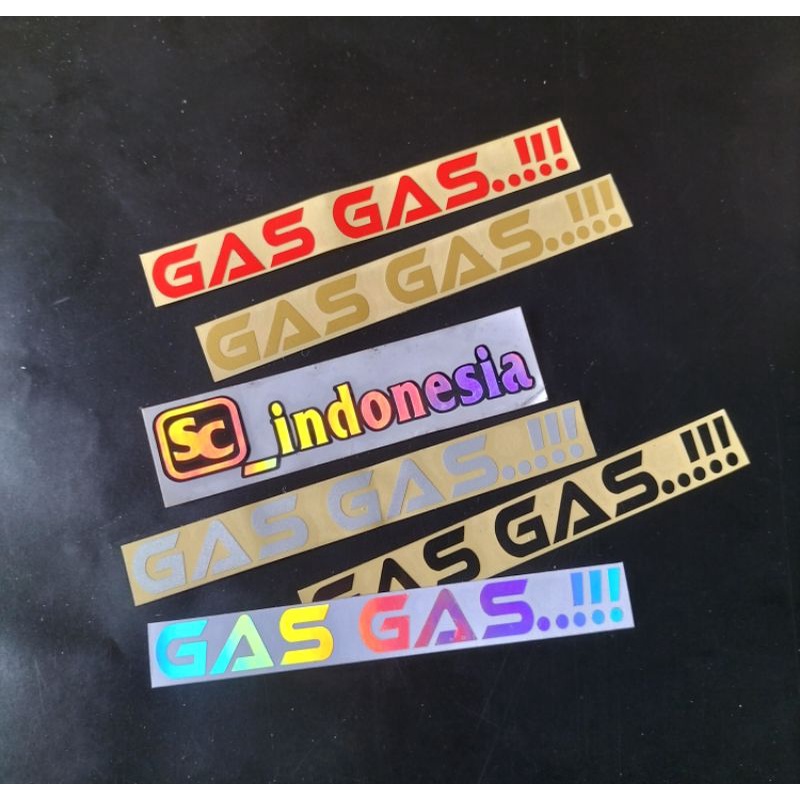 Jual STIKER CUTTING GAS GAS !!! | Shopee Indonesia
