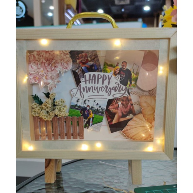 Jual Gift Emas / Bucket / Pigura / Gift Box untuk kado pernikahan ulang ...