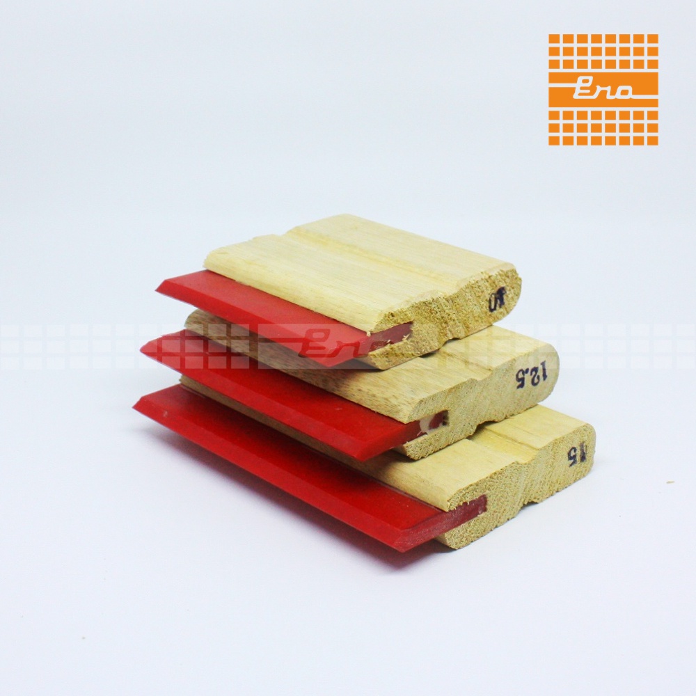 Jual ALAT SABLON | RAKEL KAYU + KARET "ORTECH" MERAH (WATER BASE) - CM ...