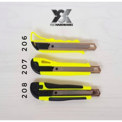 Jual Cutter tajam kuat 207 / Cutter besar / Cutter tajam / Silet ...