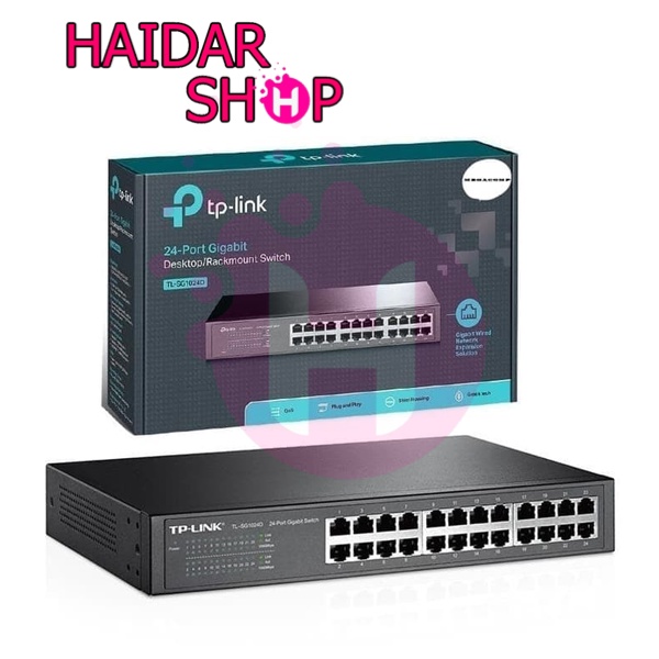 Jual TP-LINK TL-SG1024D 24 Port 10/100/1000Mbps Gigabit 24 Port Switch ...