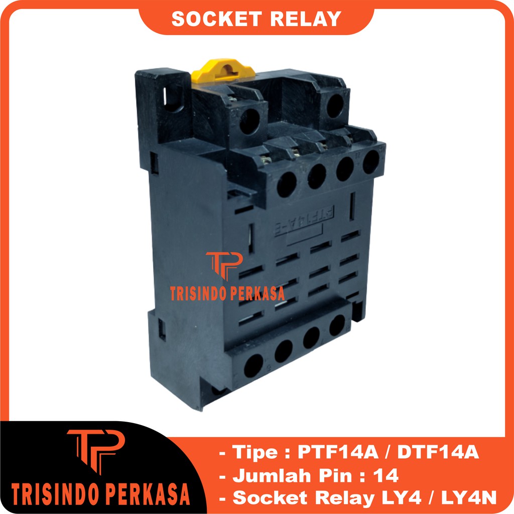 Jual SOCKET RELAY LY4/LY4N PTF 14A 14pin | Shopee Indonesia