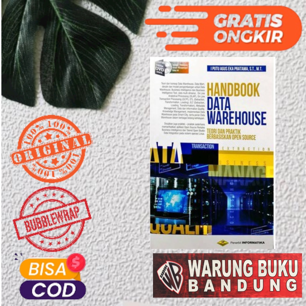 Jual BUKU HANDBOOK DATA WAREHOUSE Teori & Praktik Berbasiskan Open ...