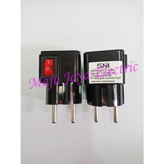 Jual Colokan Oversteker/ Over Steker 3 Kaki Nestar + Saklar Switch On ...