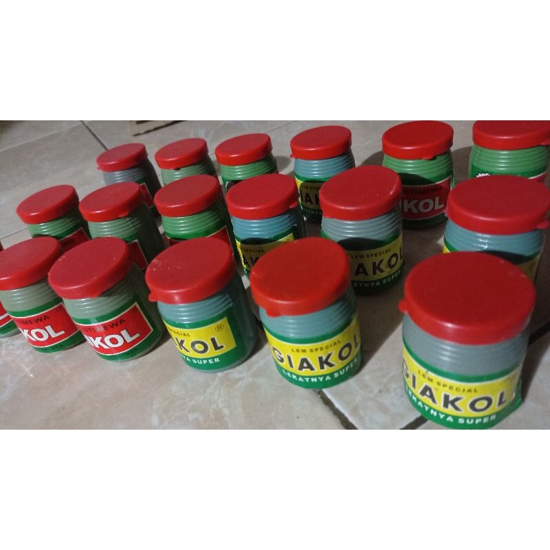 Jual LEM GIAKOL Tanggung Lem Kertas Lem Colek Serbaguna harga satuan ...