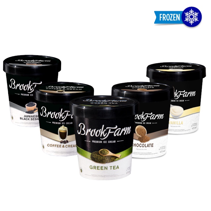 Jual BROOKFARM ICE CREAM 473ml | Shopee Indonesia