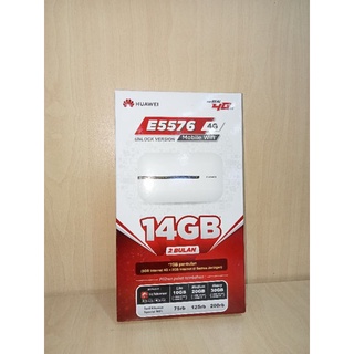 Jual MODEM HUAWEI E-5576 MIFI MODEM WIFI 4G FREE KARTU 14GB | Shopee ...
