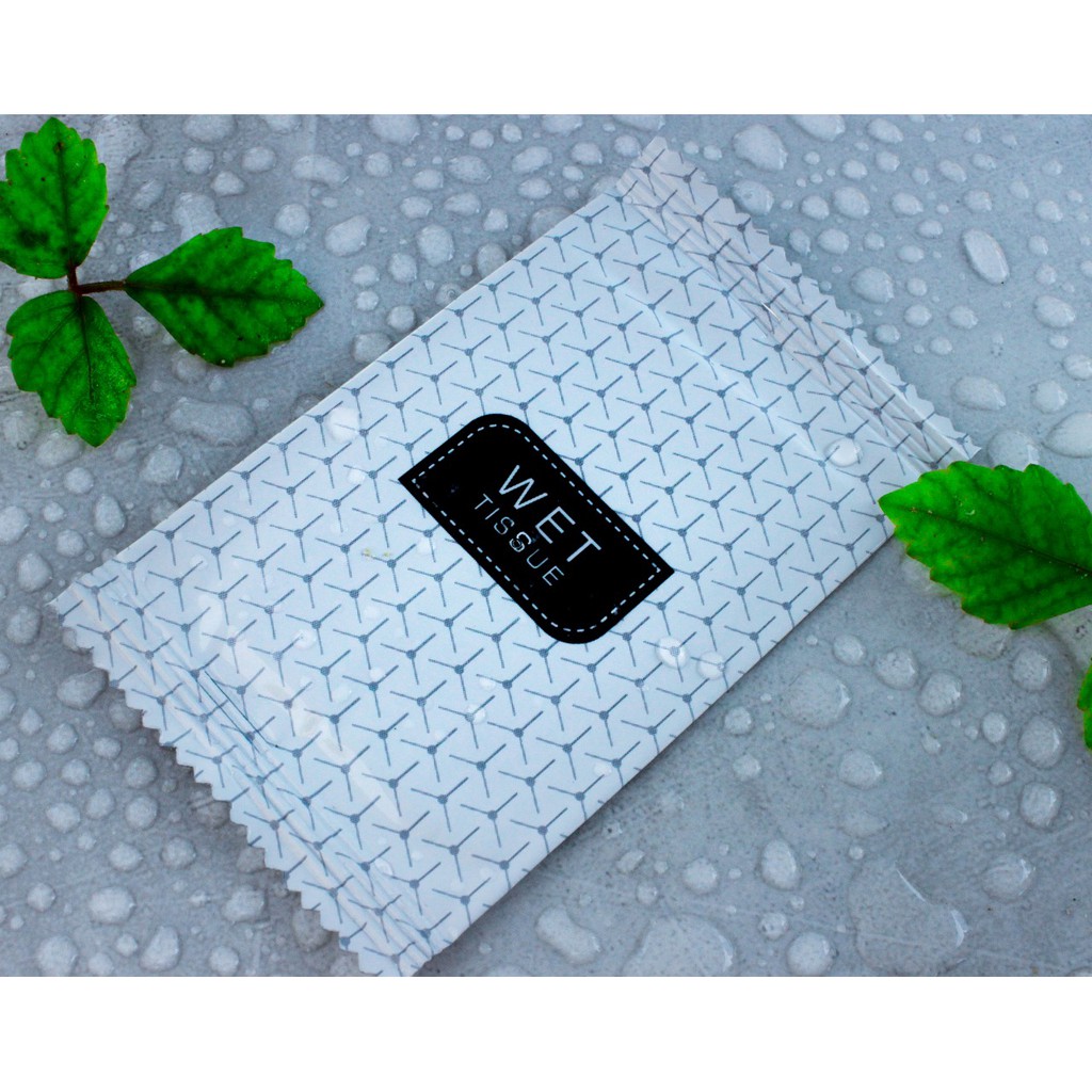Jual Wet Tissue / Wet Wipes Single Pack sanitizer (50 Pcs) | Shopee ...