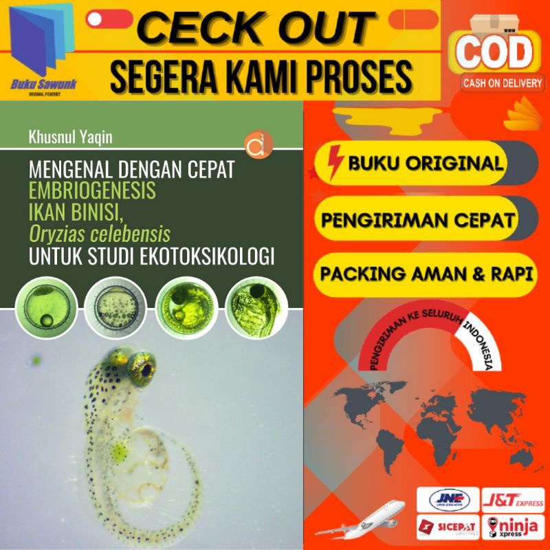Jual Buku Mengenal Dengan Cepat Embriogenesis Ikan Binisi, Oryzias ...