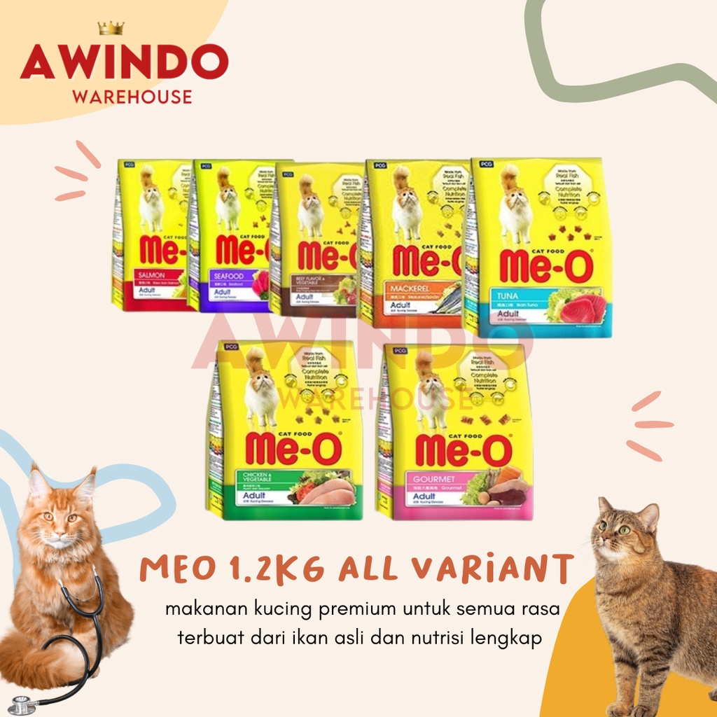 Jual MEO 1.2KG 1.1KG ADULT KITTEN FRESHPACK - Me-o Makanan Kucing ...