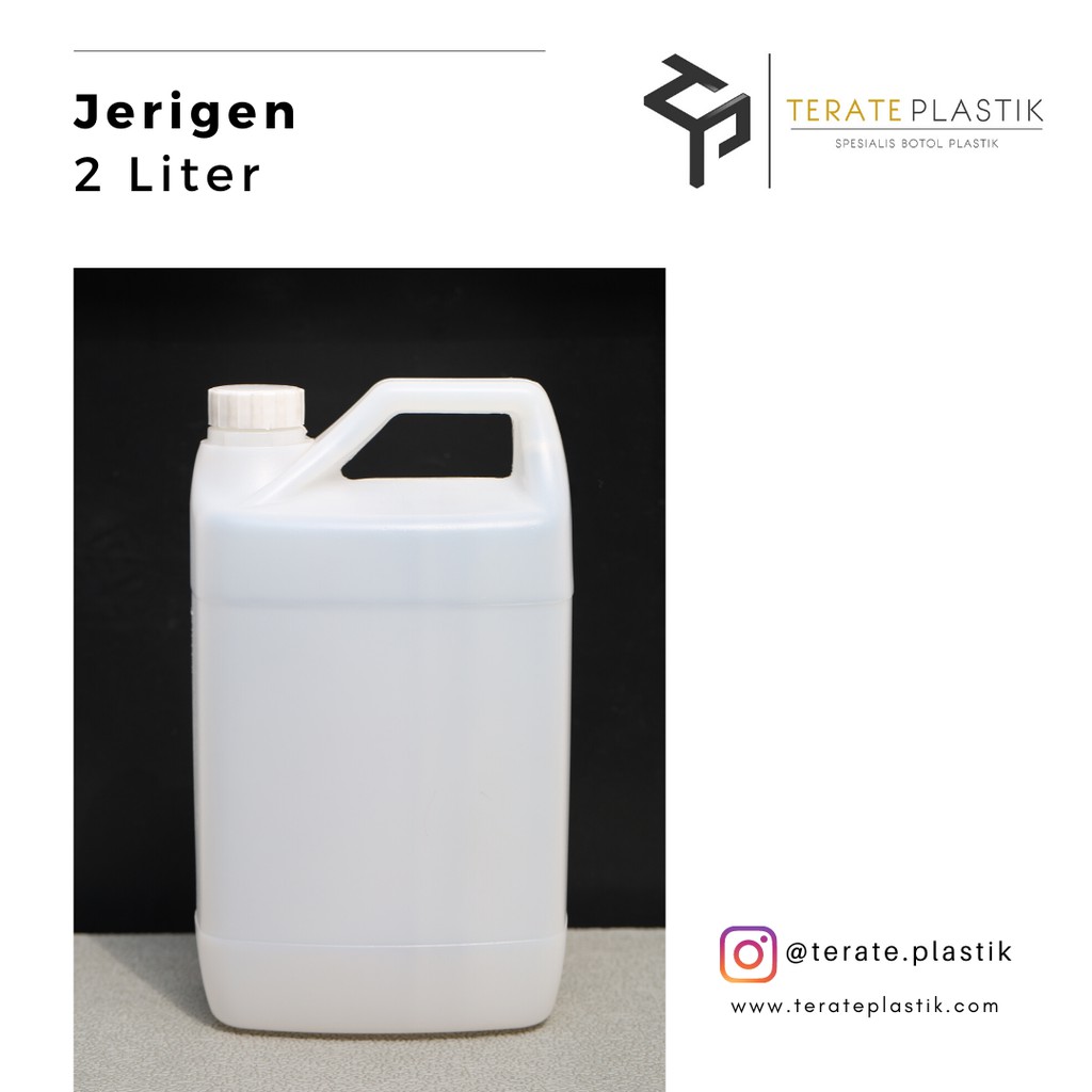 Jual Jerigen 2L | Jerrycan 2 Liter | Terate Plastik Bandung | Shopee ...