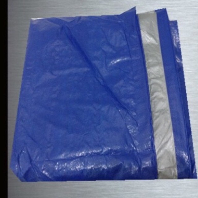 Jual Terpal plastik A3 Biru silver 3m x 4m tutup kolam | Shopee Indonesia