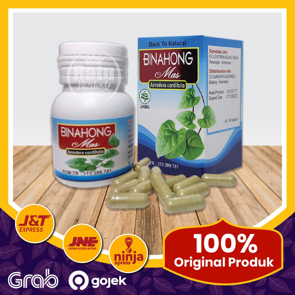 Jual Kapsul Binahong Mas Menstabilkan GULA DARAH Original Ekstrak Daun Binahong Asli BPOM ...