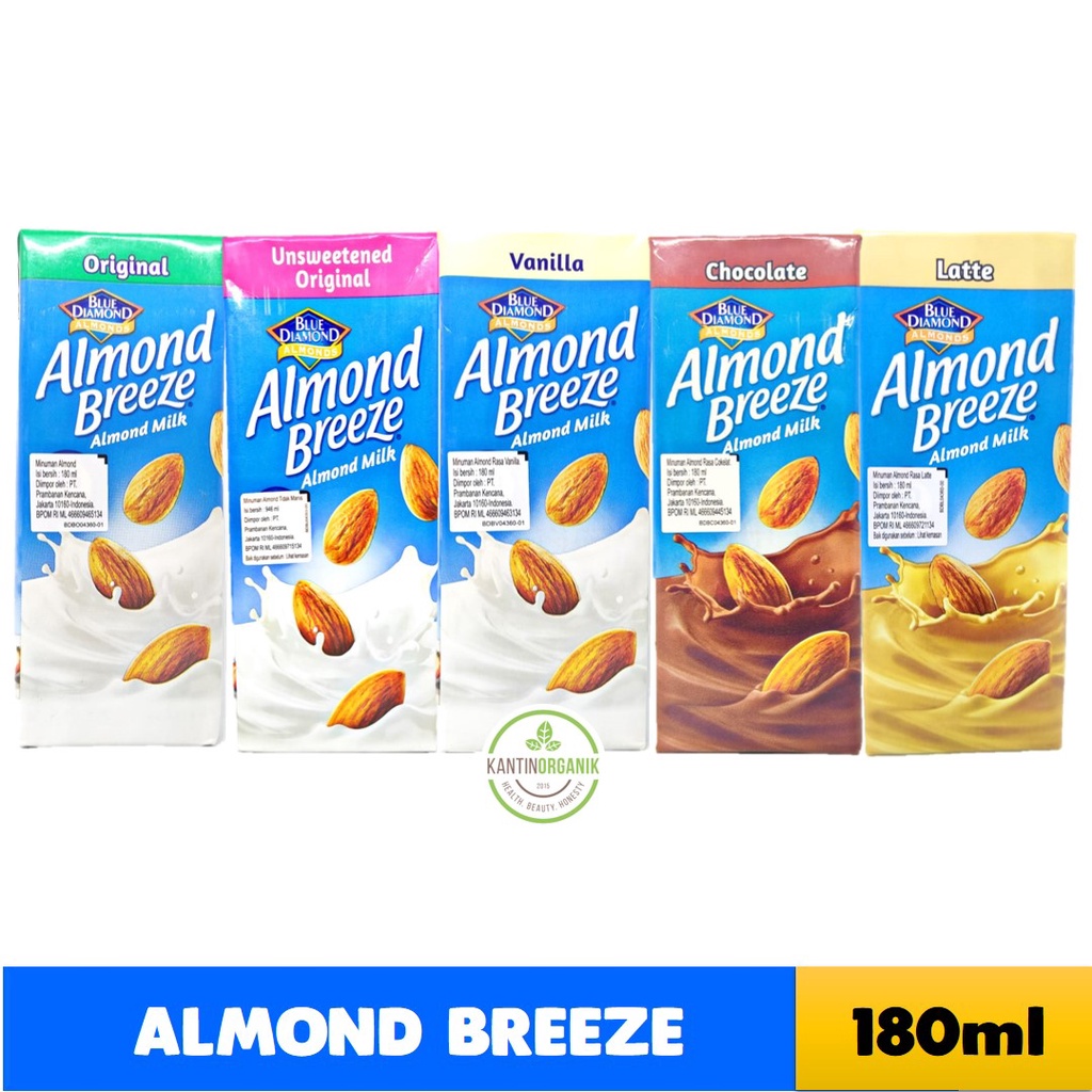 Jual Susu Almond Breeze Blue Diamond - Original - Unsweetened Original - Vanilla - Chocolate ...