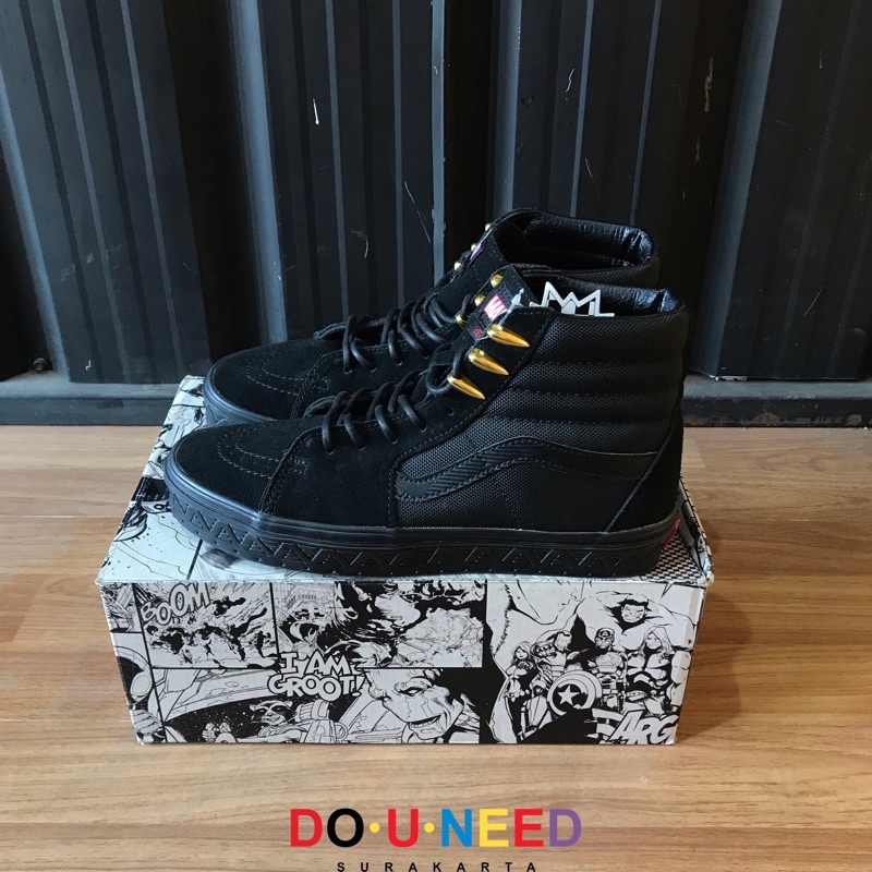 Jual Vans Sk8 Hi X Marvel Black Panther | Shopee Indonesia