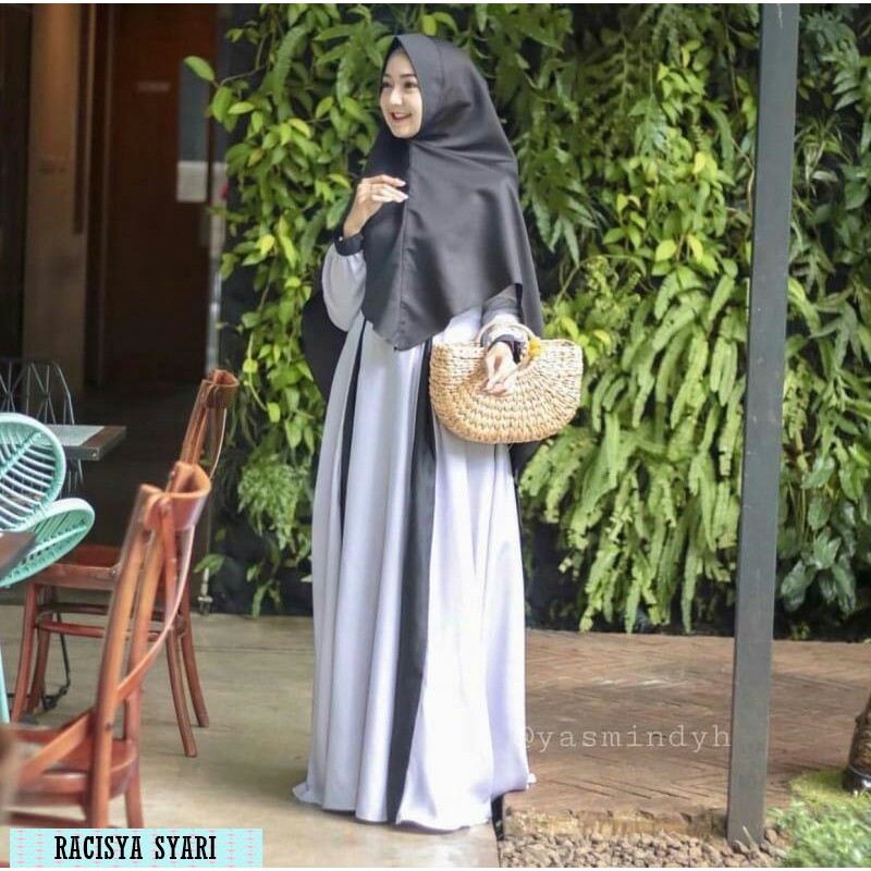 Jual ASRI - RACISYA SYARI DRESS WANITA MUSLIM MAXI HUMAIRA | Shopee ...