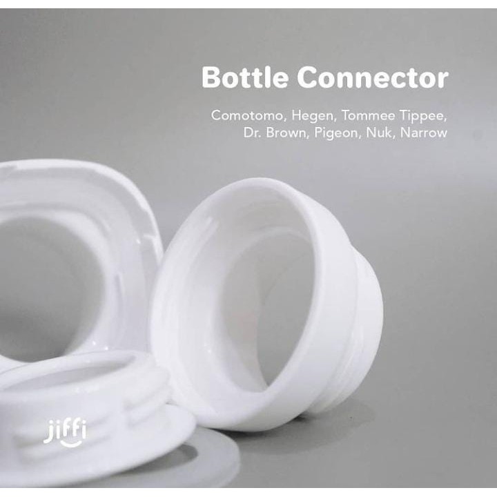 Jual Jiffi Bottle Connector & JIFFI SEAL KARET / konektor botol jiffi ...