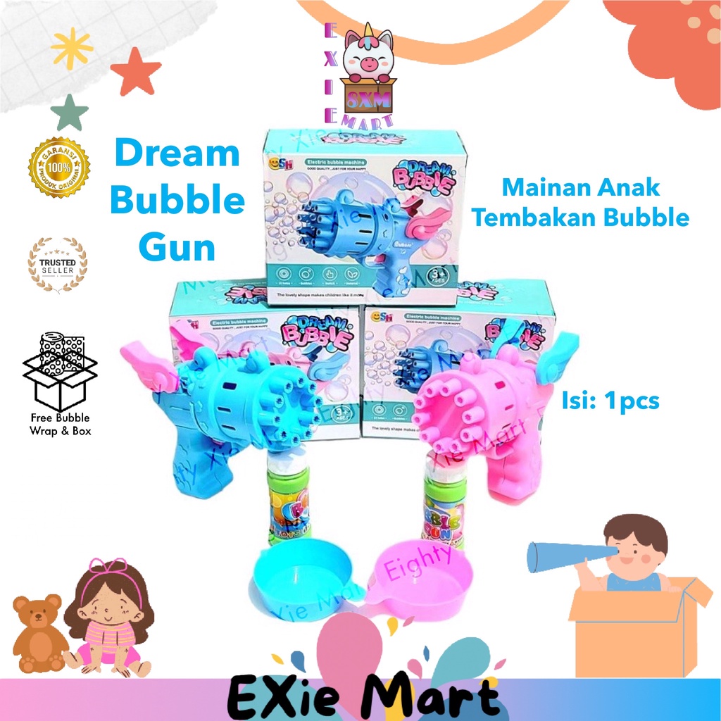 Jual MAINAN ANAK DREAM BUBBLE GUN [SH677] - MAINAN ANAK TEMBAKAN ...