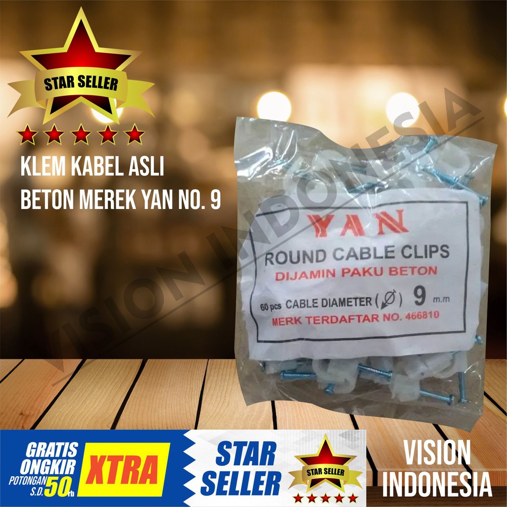 Jual KLEM KABEL ASLI BETON MEREK YAN No. 9 | Shopee Indonesia