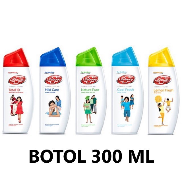 Jual LIFEBUOY Antibacterial Body Wash Kemasan Botol 300 ml - Sabun ...