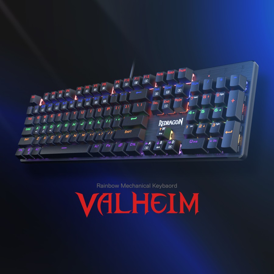 Jual Redragon K608 VALHEIM RGB Full size Mechanical - Gaming Keyboard ...