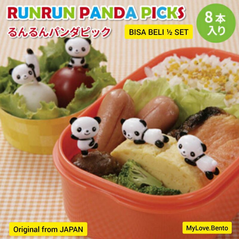 Jual Panda Picks Tusuk Bento Foodpicks Tusukan Garpu Makan Anak Bento ...