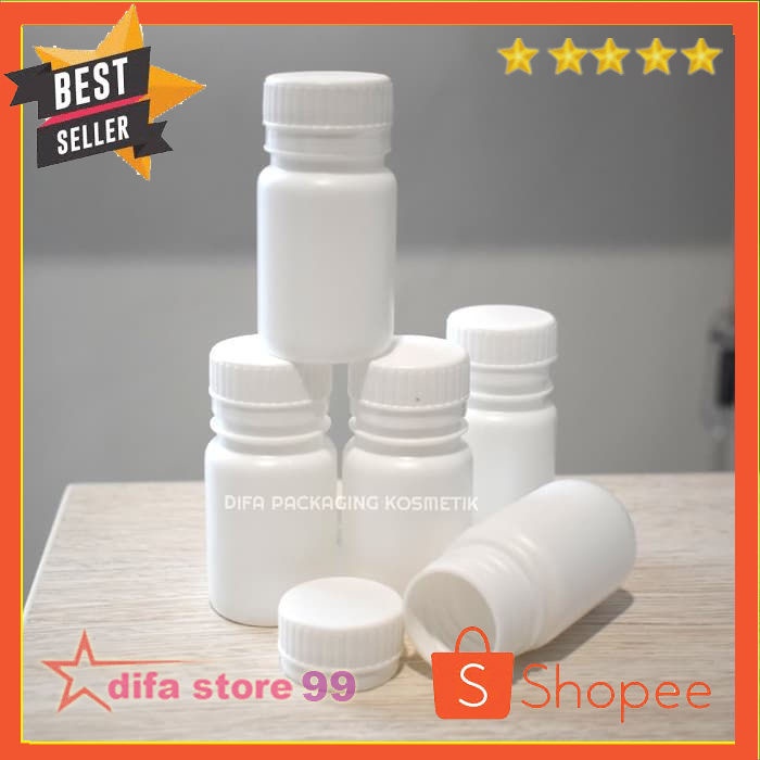 Jual Botol Kapsul 40ml Putih Dove Botol Capsule Botol Obat [minimal ...